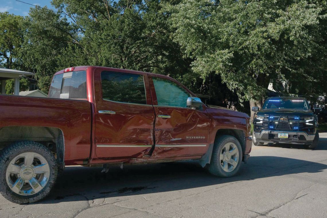 Accidents: Standing water from storm leads to three-car accident